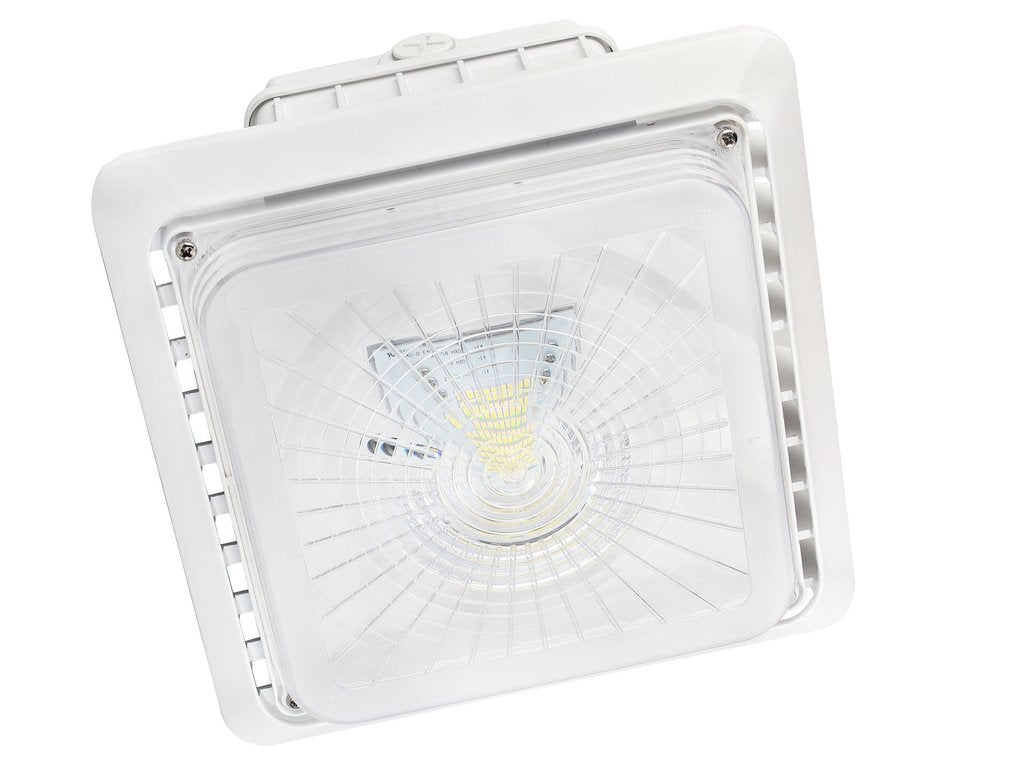Square LED Garage Canopy Light, 55W, 5000K - LS-NCP-55WV2 | Warehouse ...
