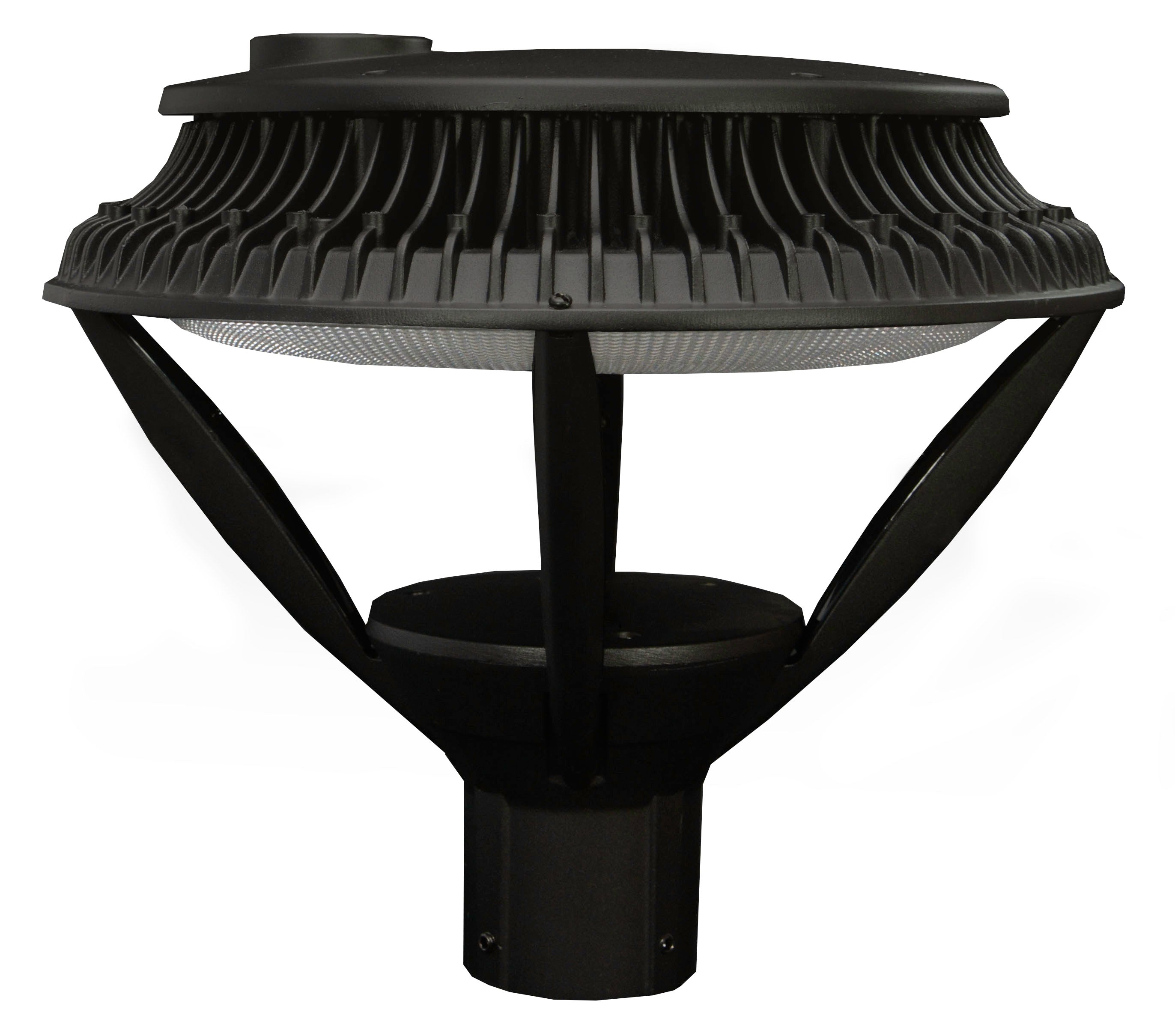 LED Architectural Open Small Round Post Top Light, 84 watt ...