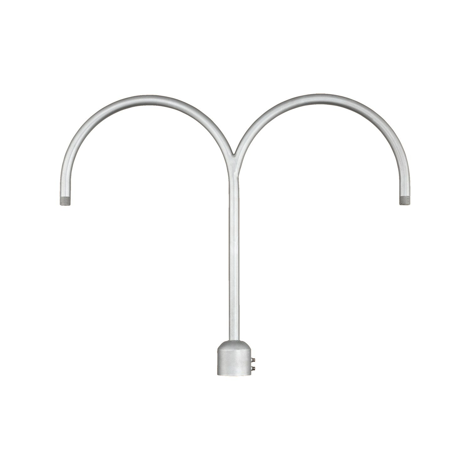 Millennium Galvanized Two Light Post Adapter | Warehouse-Lighting.com