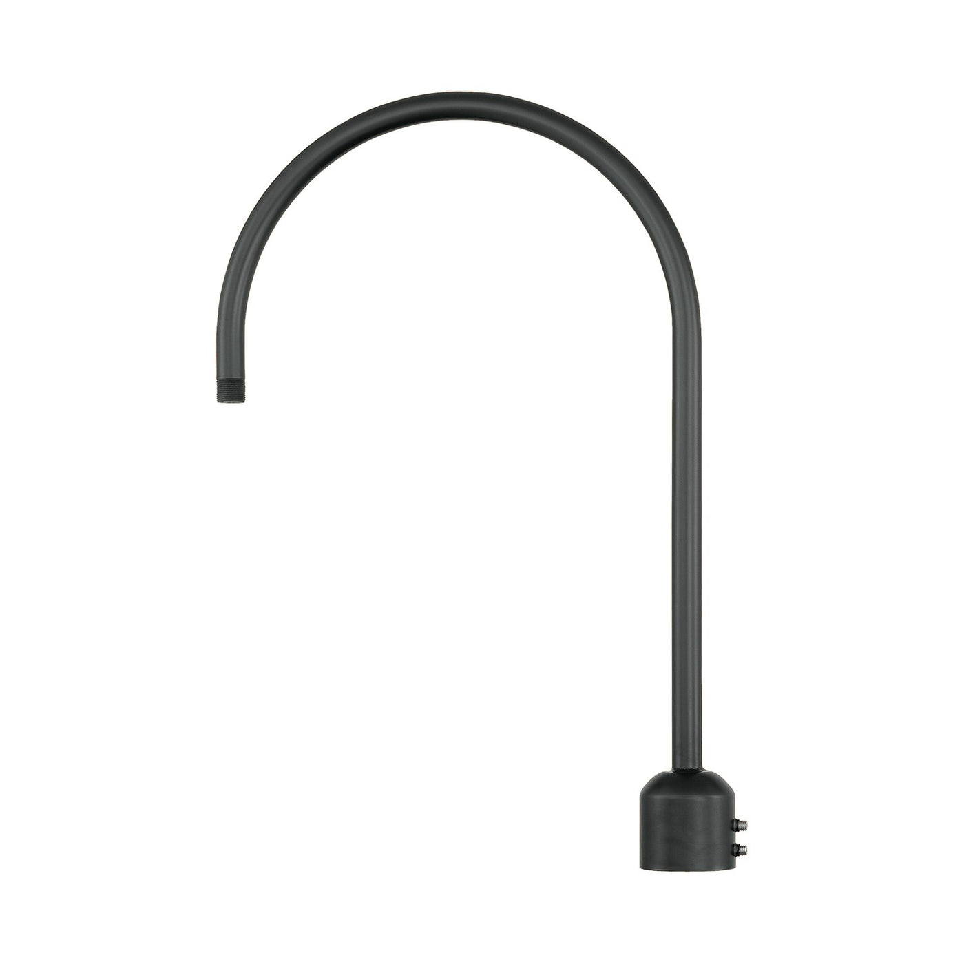 Millennium Lighting Single Light Post Adapter, Satin Black Finish ...