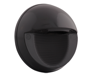 LED Round Step Light, 5W, 120-240V, Bronze or White Finish - SLEDR5 ...