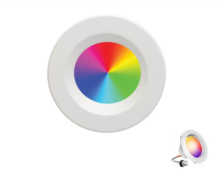 Smart App RGBW Smooth 6 Round Recessed LED Light 850L | Warehouse ...