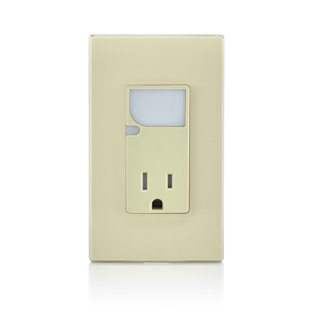 Combination Decora Tamper-Resistant Receptacle/Outlet with LED Guide ...