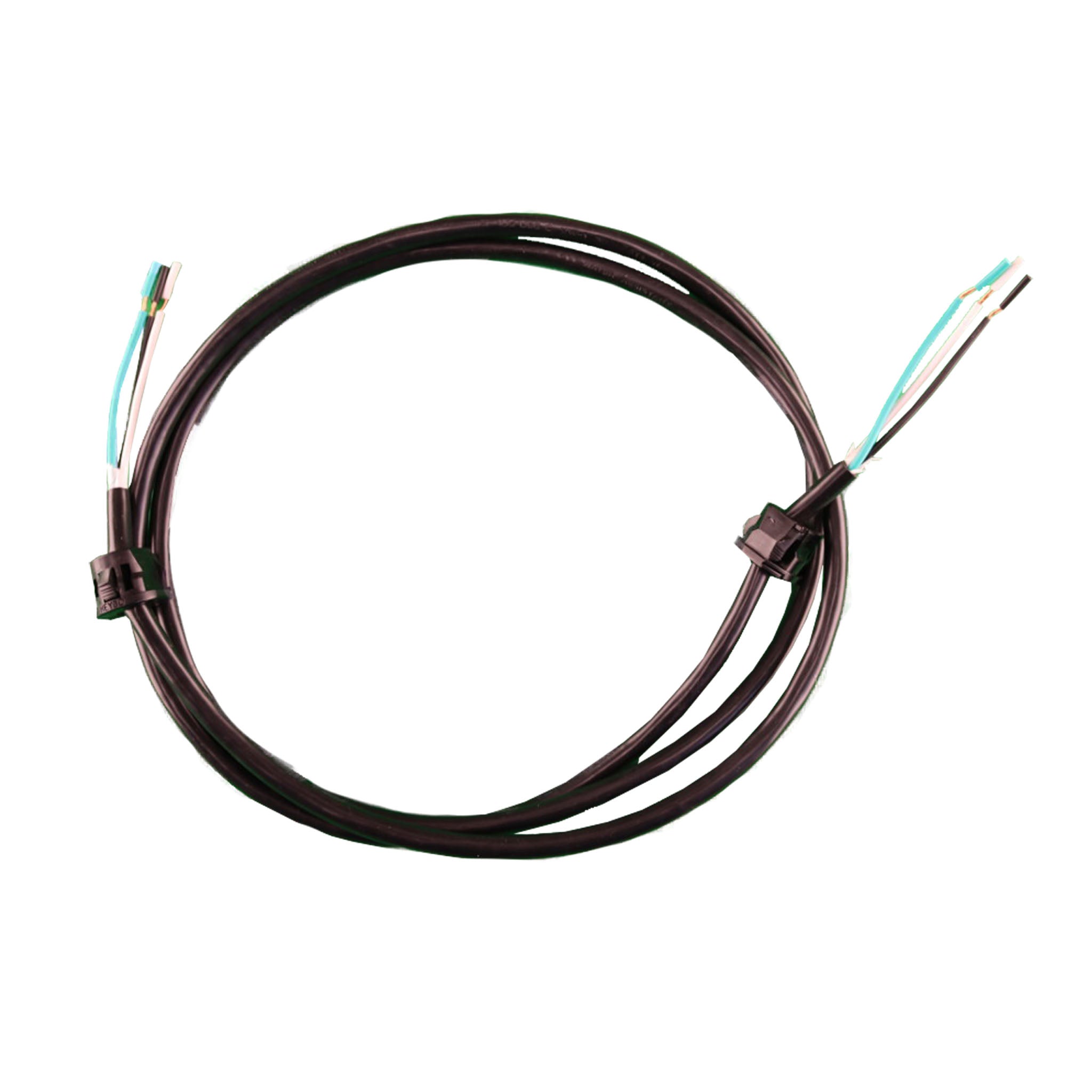 6ft Black Fixture Whip, 16 Gauge, 3 Conductor | Warehouse-Lighting.com