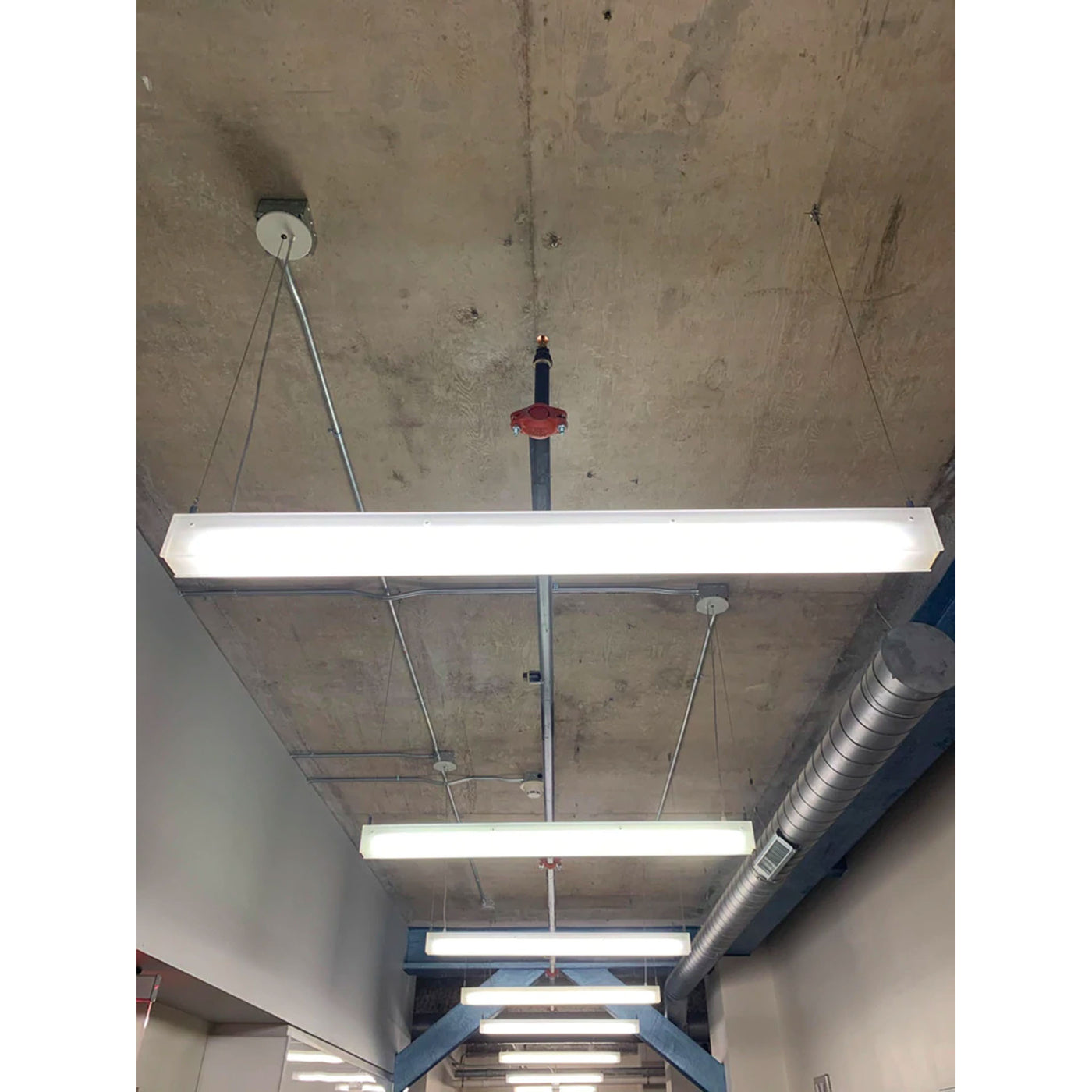 4FT 40 Watt Linear Suspended LED Beam Fixture | Buy 4 Foot Transparent ...