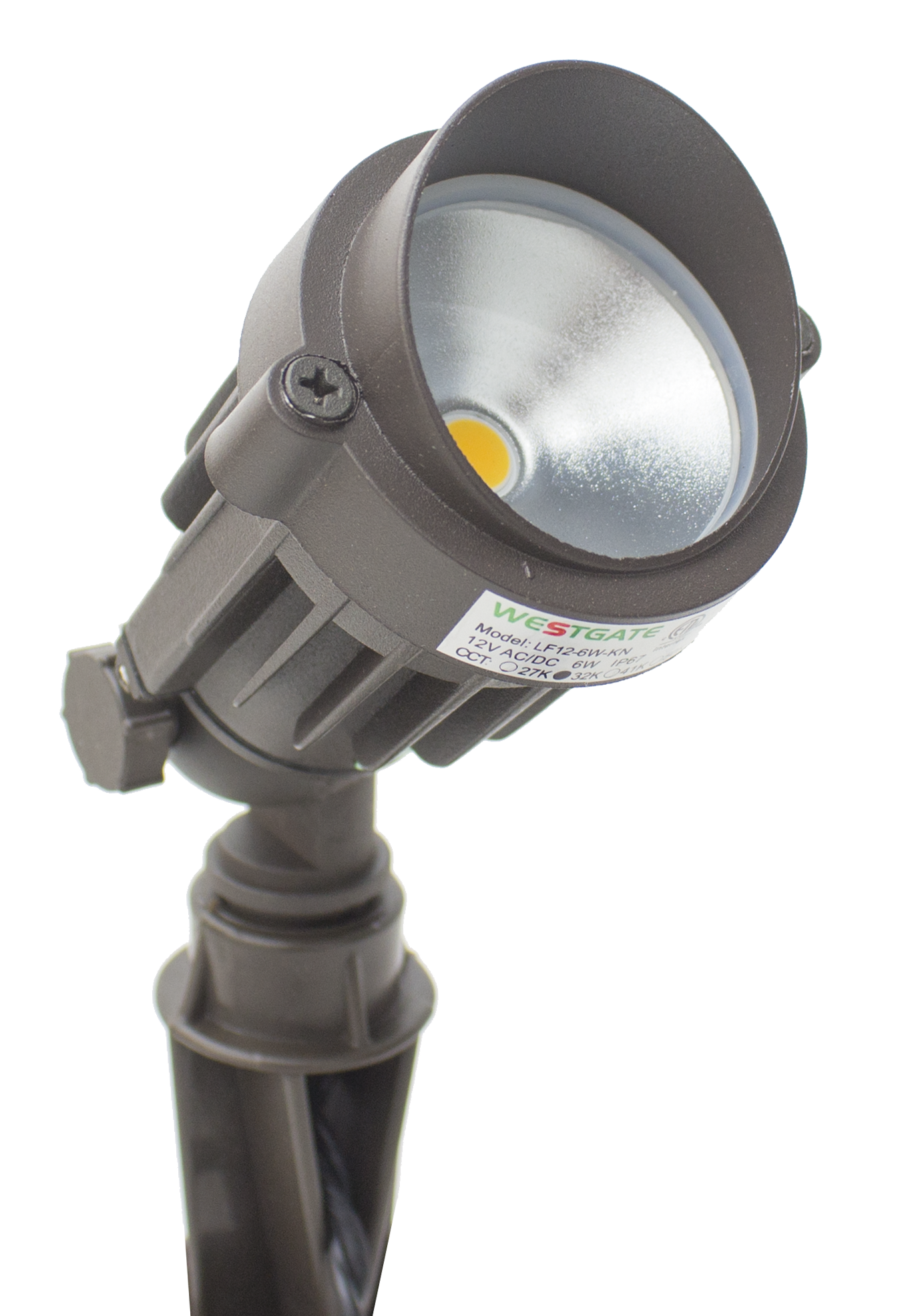 LED Bullet Landscape Flood Light, 6 Watt, 450 Lumens, 12V, 2700K, 3000K ...