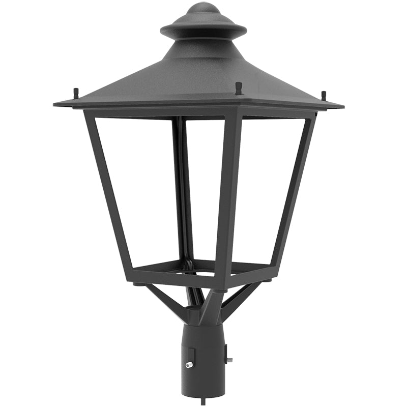 24"X14" SQ Garden Post Coach Light, 9000 Lumens, 60W/80W/100W ...