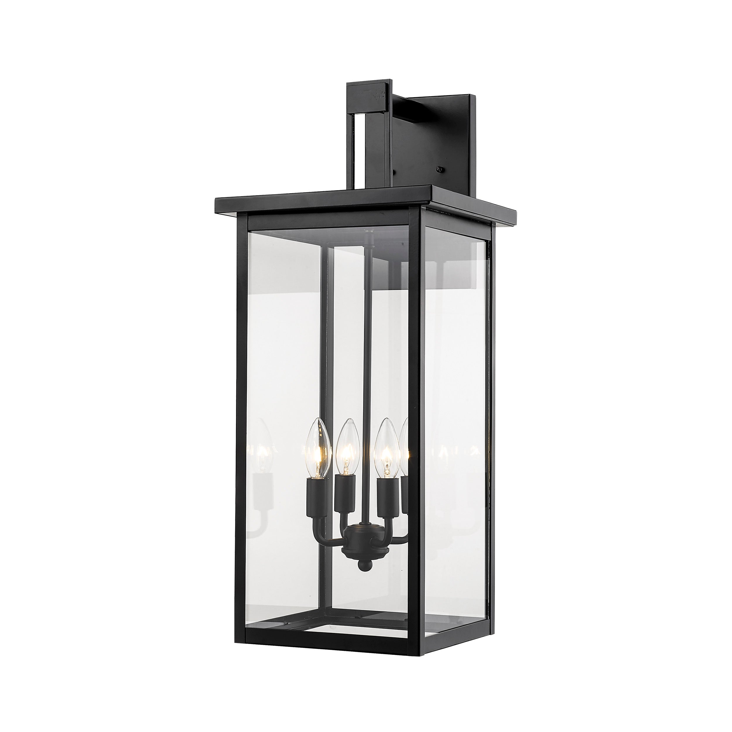 Millennium Lighting 4 Light Outdoor 27" Wall Sconce, Barkeley ...