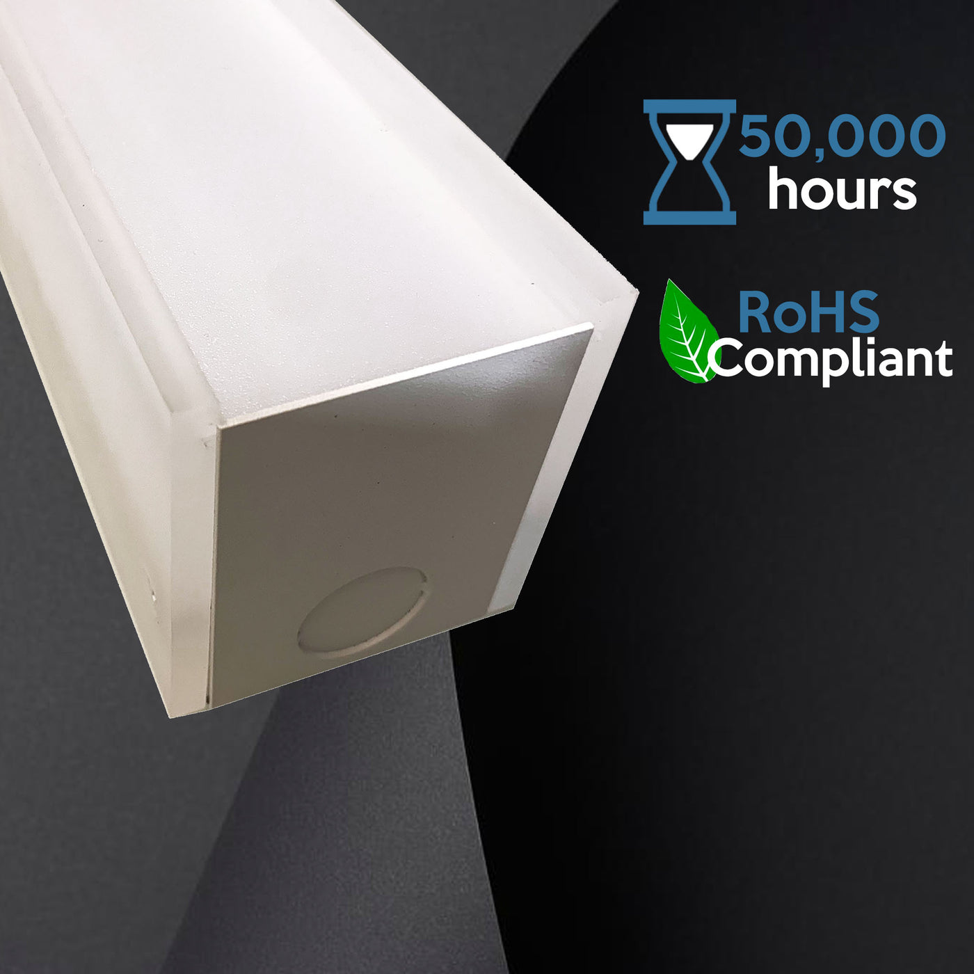 8ft Linear Beam, 80W, 120-277V, CCT Selectable | Warehouse-Lighting.com